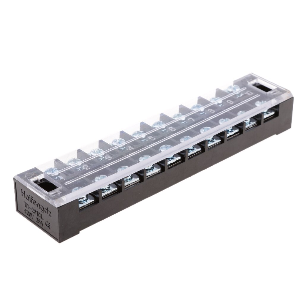 Connector Terminal Strip Barrier Block 10 Circuits Grandado