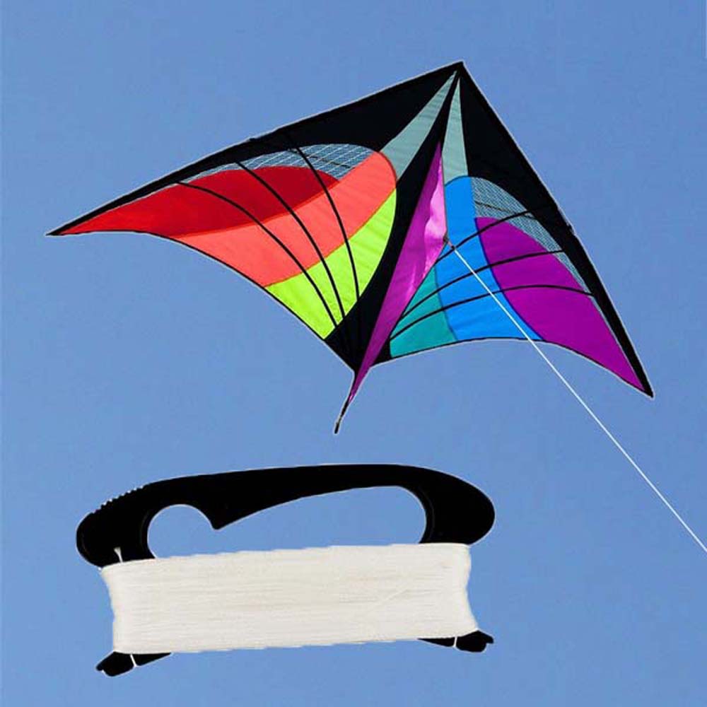 100Meters Black Outdoor Sports Flying Kite Line St... – Grandado