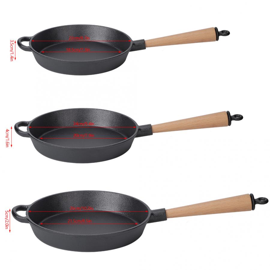 22/24/26cm Non-stick Frying Pan Chinese Wok Cast I... – Vicedeal