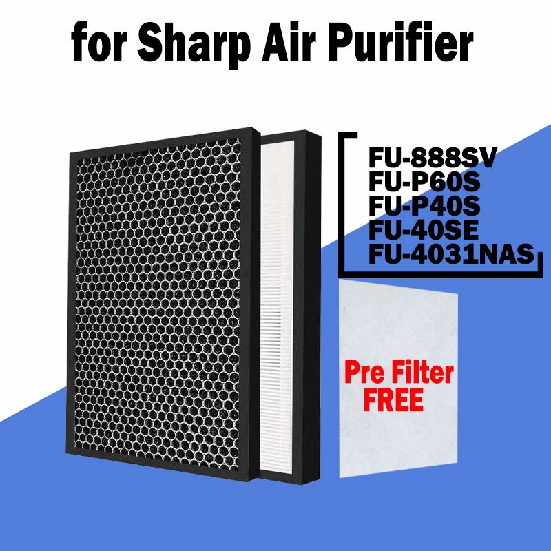 FZ-40SEF H13 Hepa Carbon Filter Replace For Sharp ... – Grandado