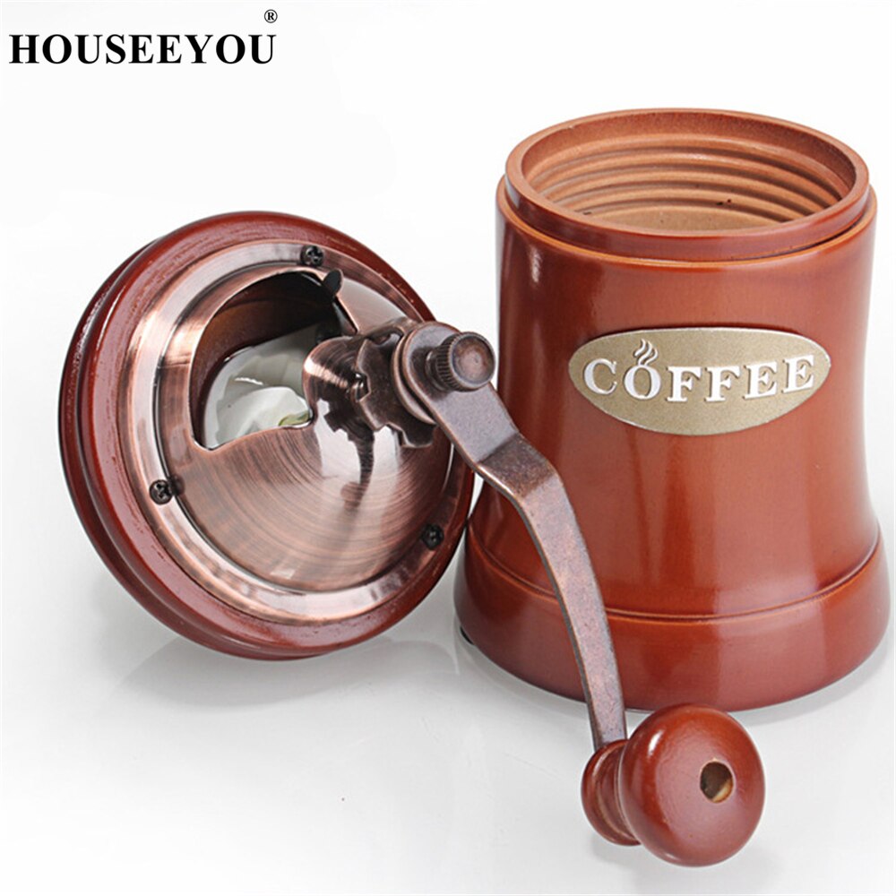 Vintage Ceramics Manual Coffee Grinder Hand Coffee... – Vicedeal