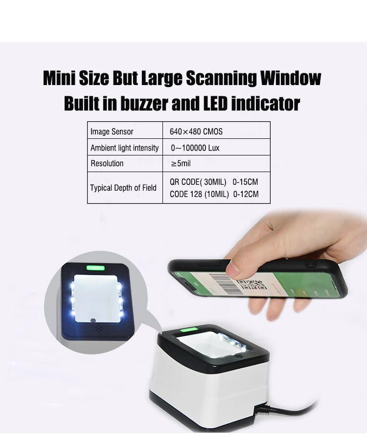 Wechat Ali Pay Mobile Payment Box USB 1D 2D QR Cod... – Grandado