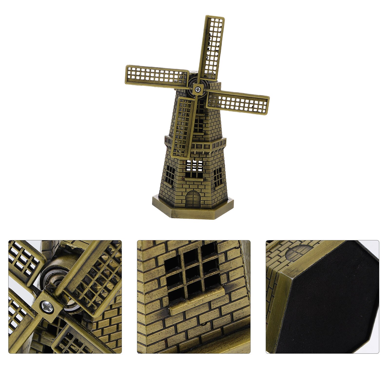 1 Set of Metal Windmill Home Decor Shelf Bookcase ... – Grandado