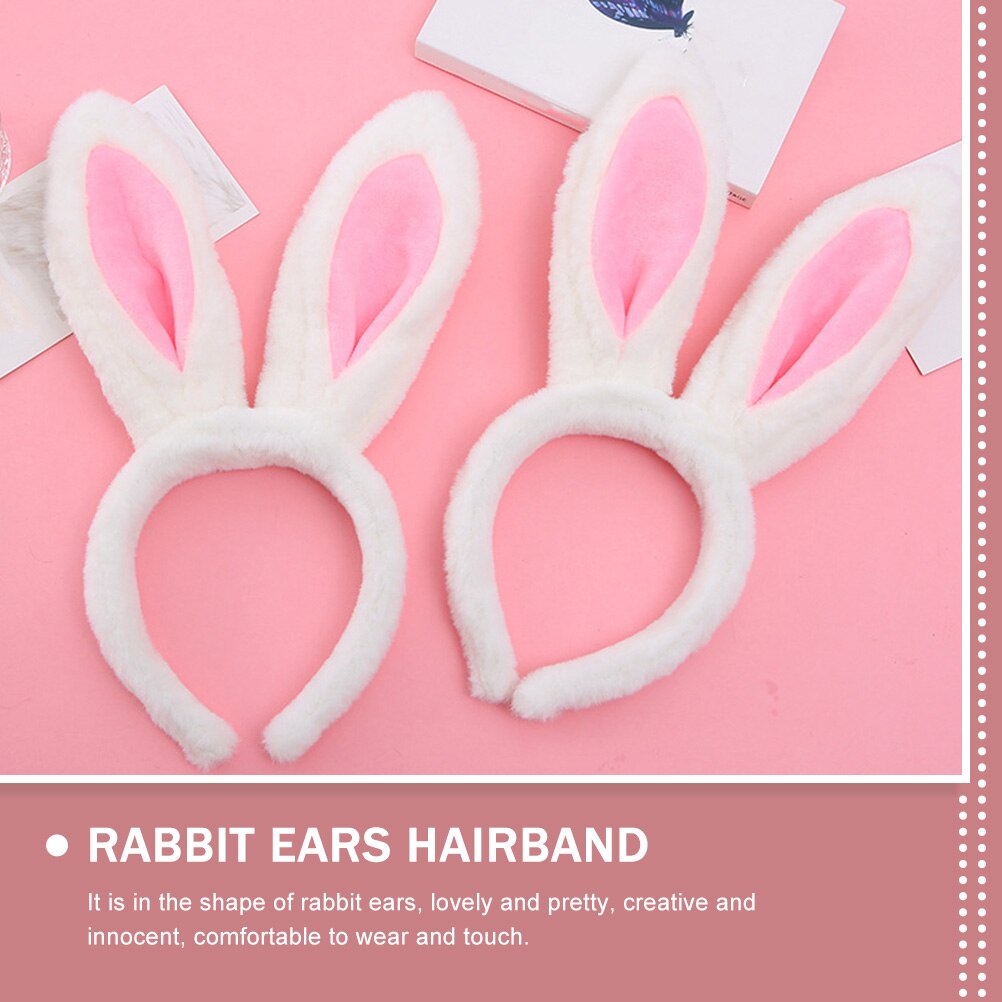 1/2pcs Lovely Plush Rabbit Ear Hairband Stuffed So... – Grandado