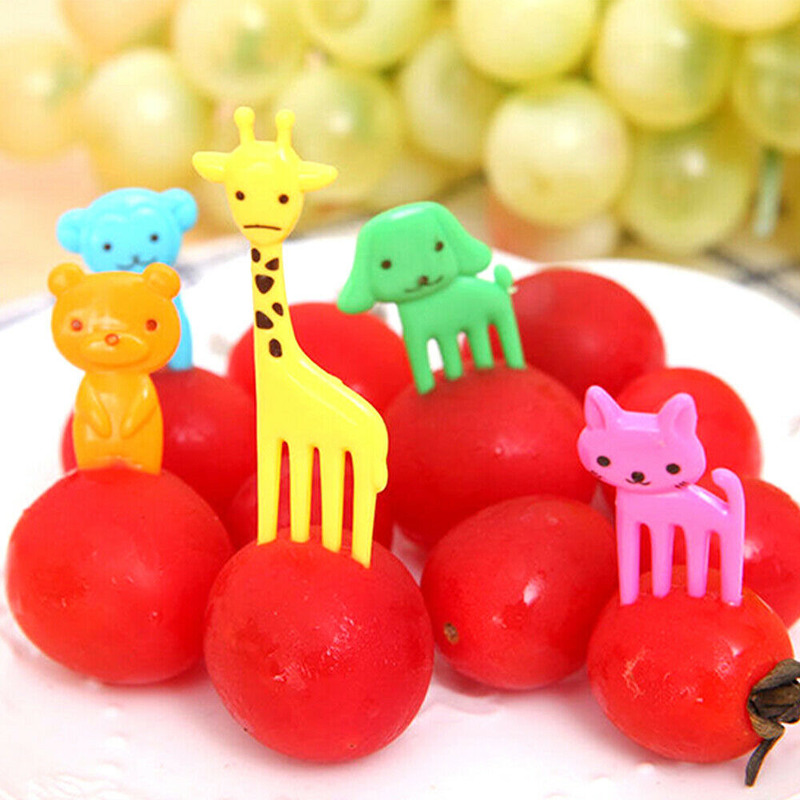 10Pcs Bento Mini Animal Farm Cartoon Voedsel Picks... – Vicedeal