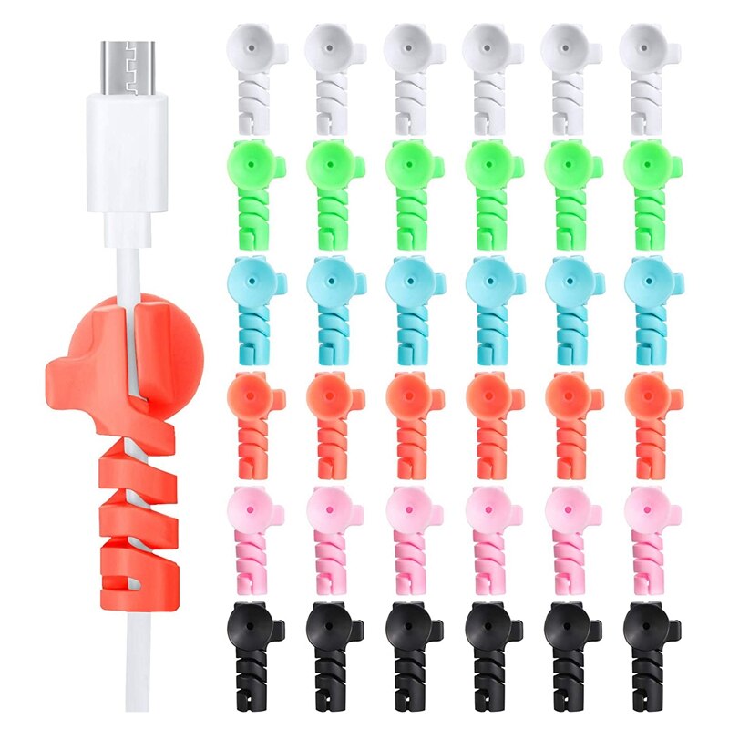 36 Pieces Cable Protector,Charger Protector Flexib... – Grandado