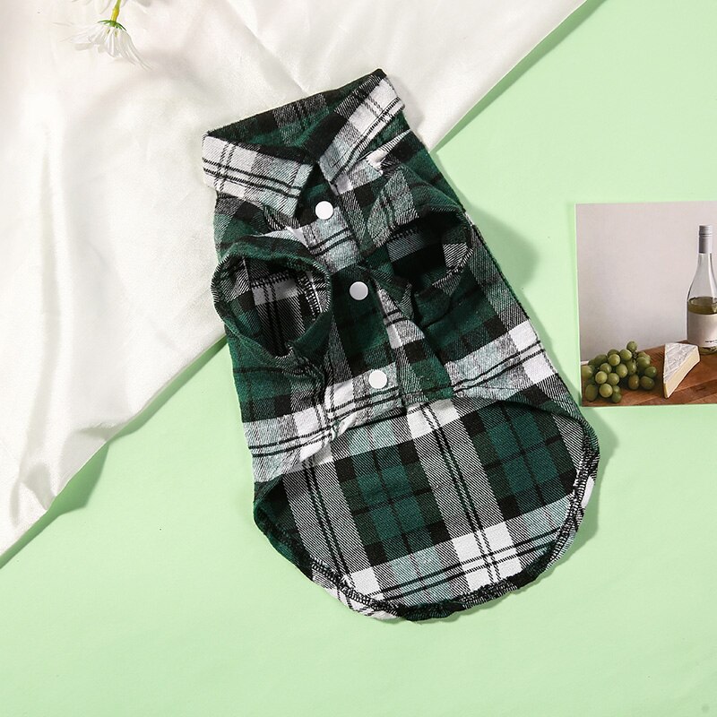 Plaid Cat Clothes for Cats Sphinx Pet Clothing for... – Grandado