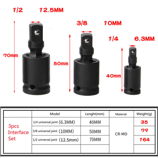Quick Coupling Adapter 1/4" 3/8" 1/2&quo... – Grandado