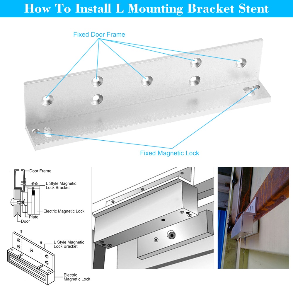 L Mounting Bracket Stent For 180KG 350lbs Magnetic... – Grandado