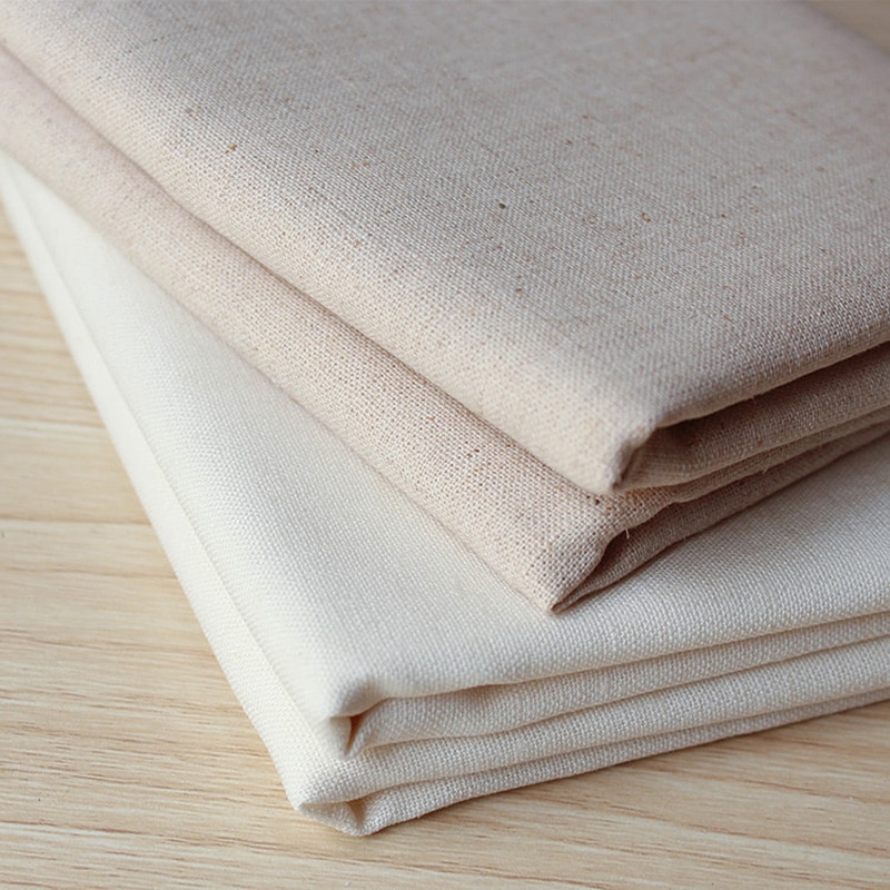 Half Yard DIY Solid Color Cotton Linen Fabric Clot... – Grandado