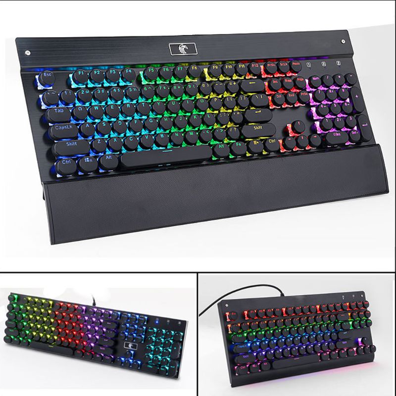 For Backlit Classy Player Stylized 104 Keys Retro ... – Vicedeal