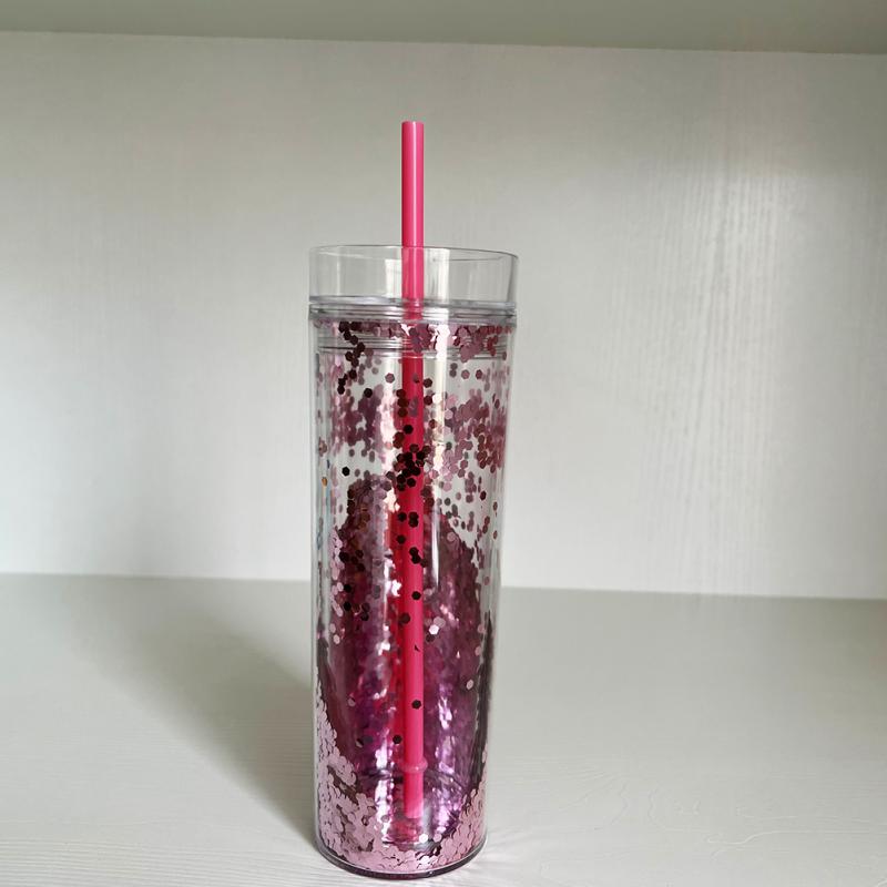 Creatieve Dubbele Laag Glanzende Transparante Plas... – Vicedeal