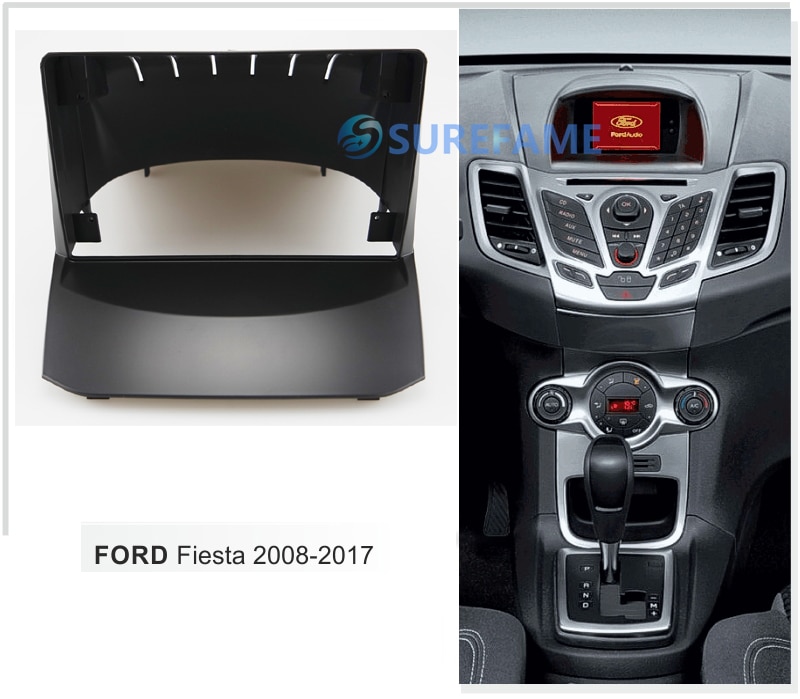 9 inch Car Fascia Radio Panel for FORD Fiesta Dash... – Grandado