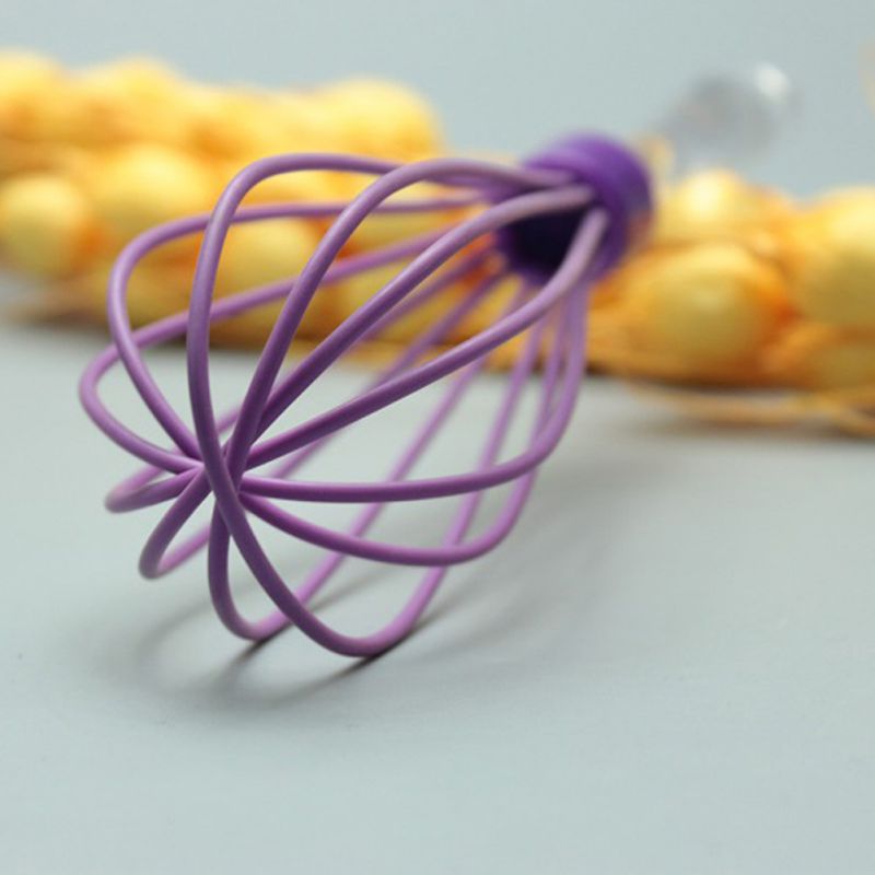 Silicone Whisk With Transparent Handle Handheld Mi... – Grandado