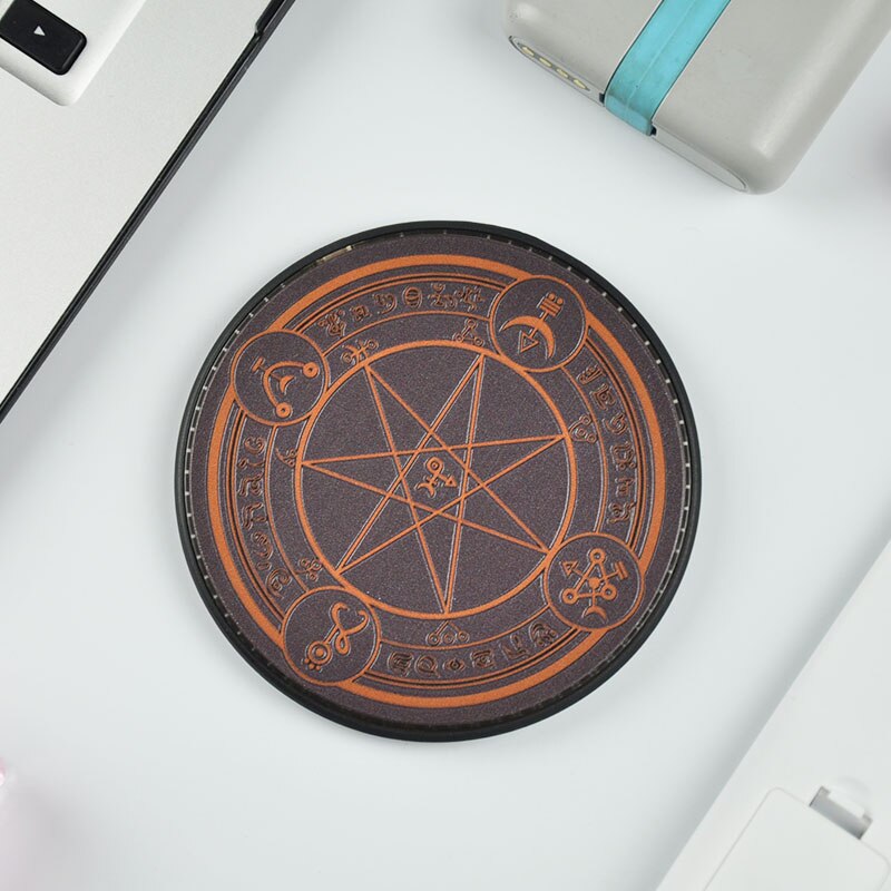 Magic Circle 10W Fast Qi Wireless Charger For iPhone Samsung Xiaomi ...