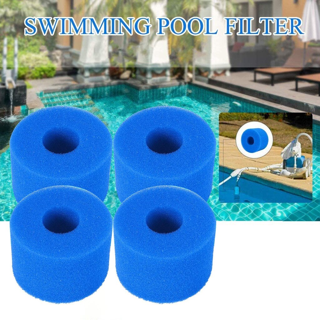 4PC Swimming Pool Filter Foam Reusable Washable Fo... – Grandado