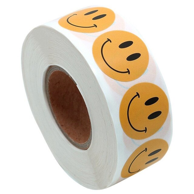 Leuke Roze Hond Poot Lachend Gezicht Stickers Deco... – Grandado