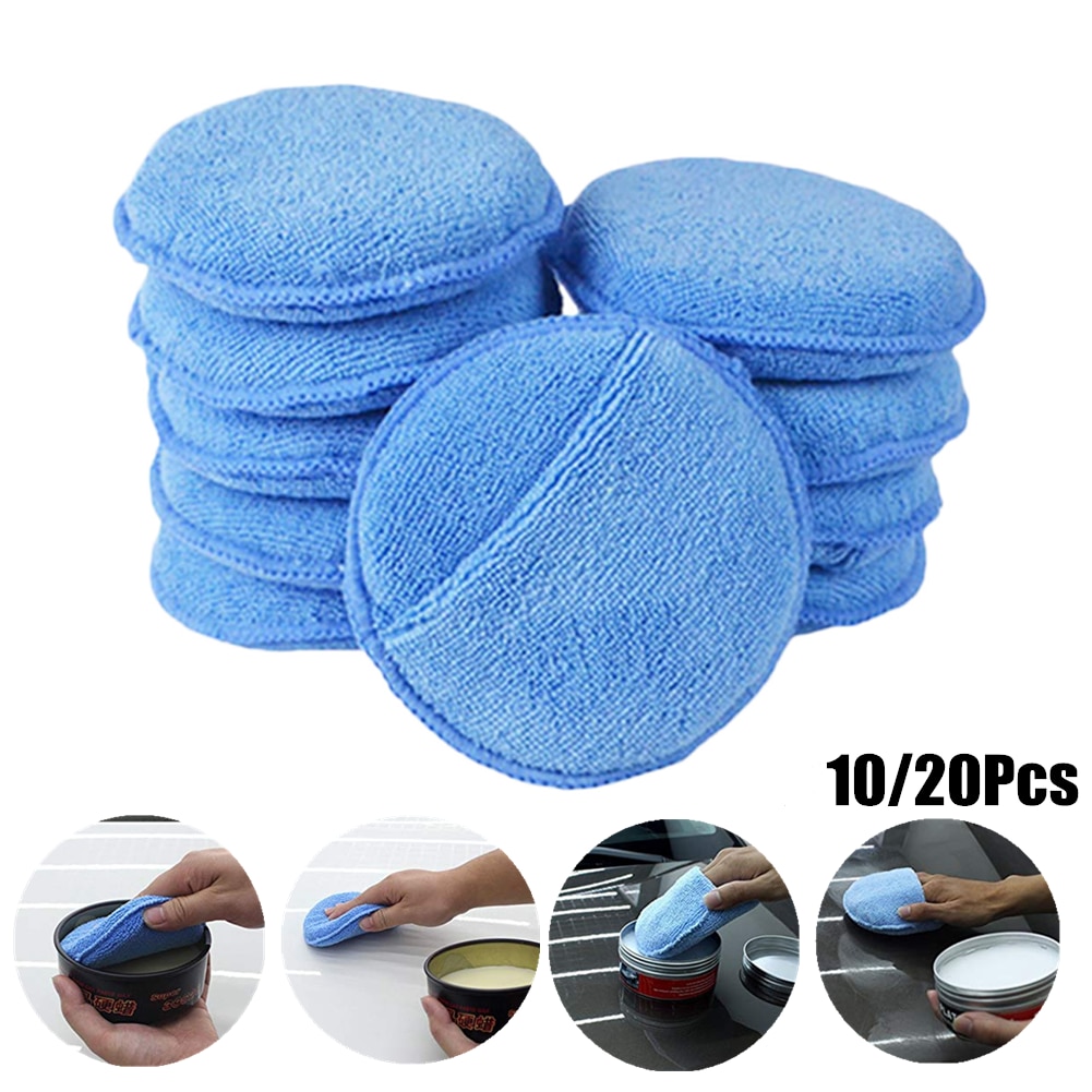 5Inch Microfiber Wax Applicator Pad Diameter Ultra... – Grandado