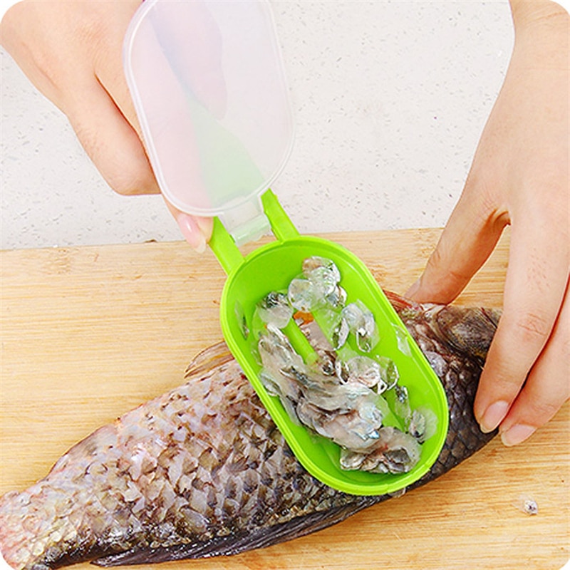 Kitchen Accessories Covered Fish Scale Shaving Fis... – Grandado