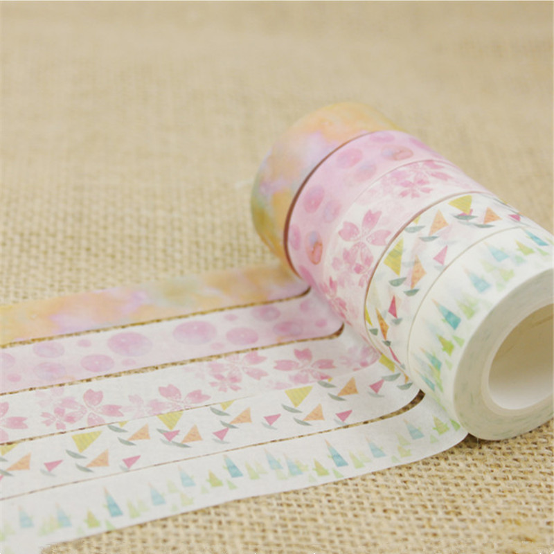 15mm*10m bubble&Watercolor Painting Washi Tape... – Vicedeal