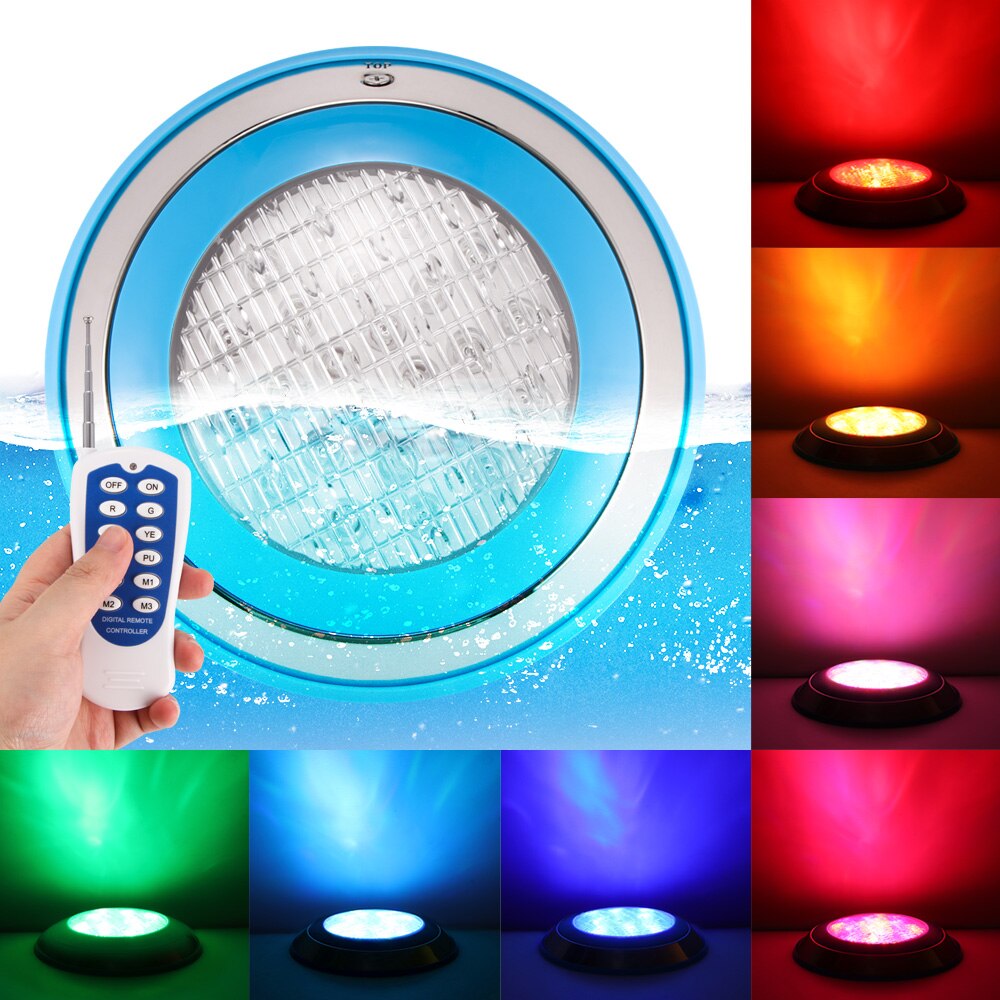 24 LED Underwater Swimming Pool Light Multi-Color ... – Grandado