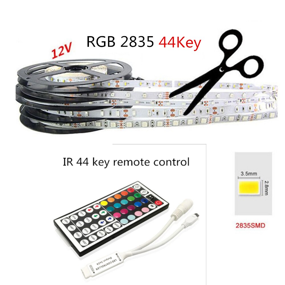 Led Strip Licht SMD 5050 RGB 2835 Flexibele Lint F... – Vicedeal