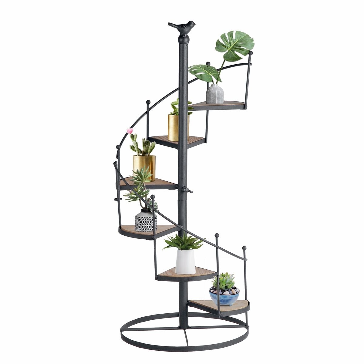Multilayer Stair Shape Iron Plant Stand Rack Succu... – Grandado