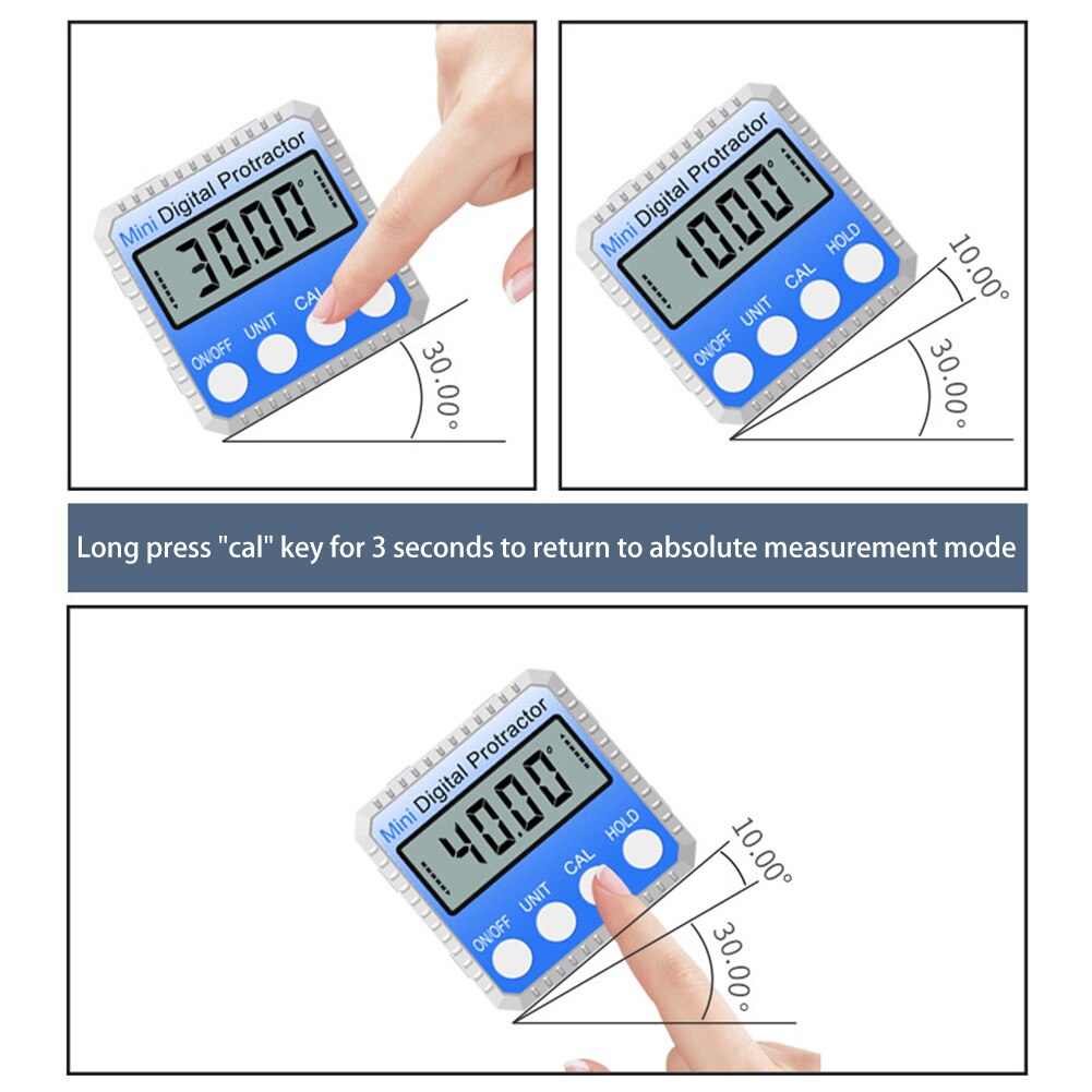 360° Mini Digital Protractor High-precision Electr... – Grandado