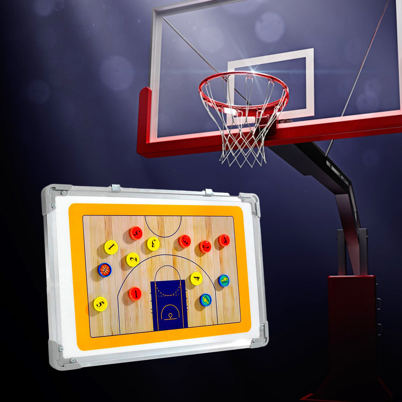 Double Sided Basketball Coaching Board Coaches Cli... – Grandado
