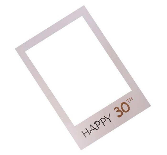 Frame Photo Booth Props Photography mask paper Car... – Vicedeal