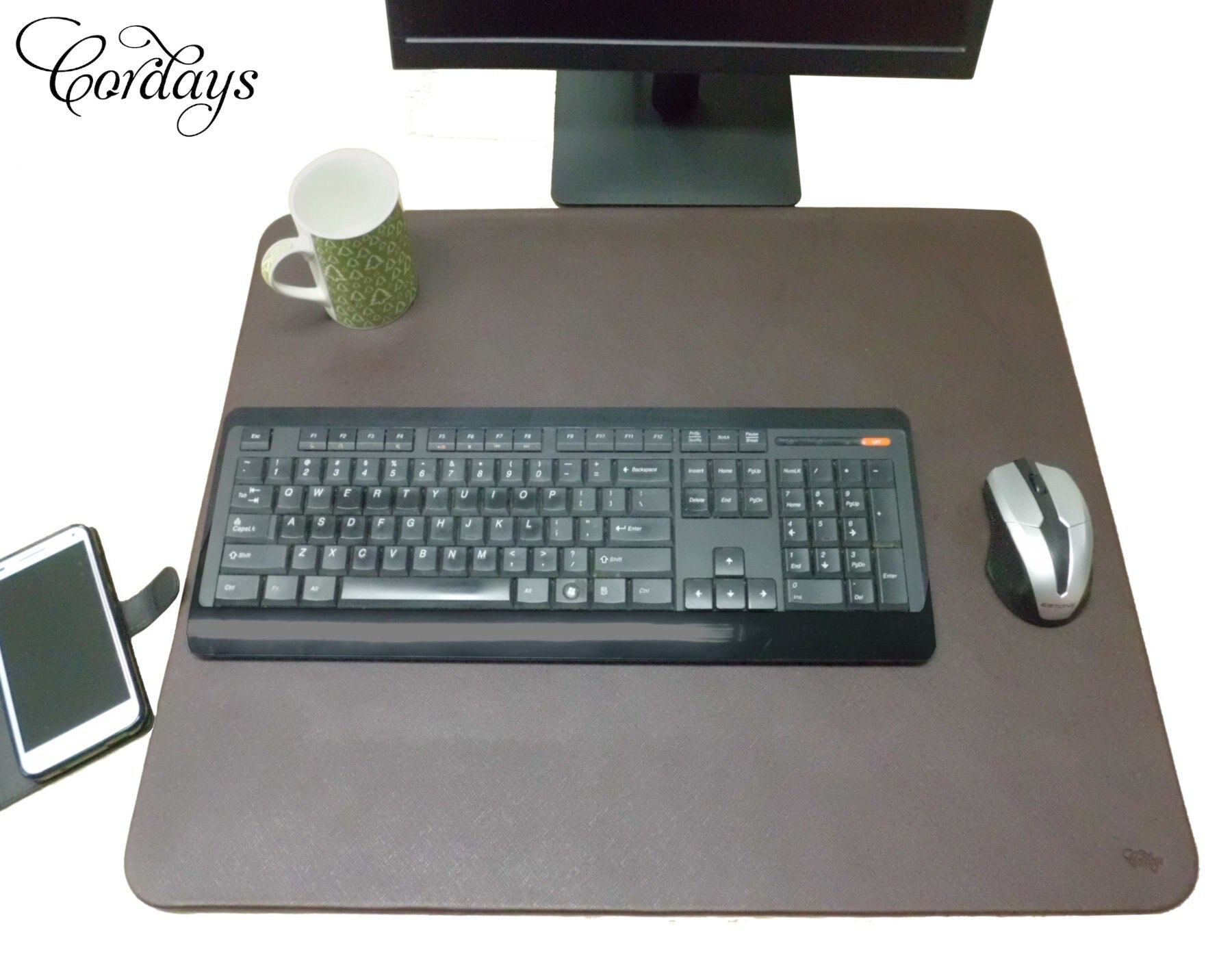 Cordays Extra Große Schreibtisch Matte in Leder – Vicedeal