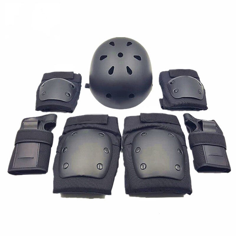 Kids Adult 7pcs/set Skating Protective Gear Elbow ... – Grandado