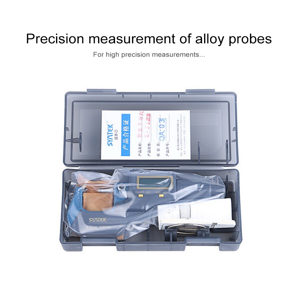 ABS Measurement Digital Micrometer 0-25/25-50/50-7... – Grandado
