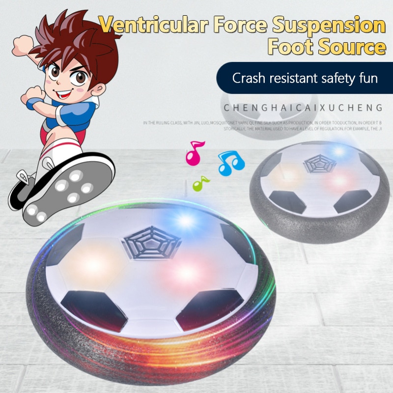 Floating LED Football Toys Air Soccer Disc Hoverin... – Grandado