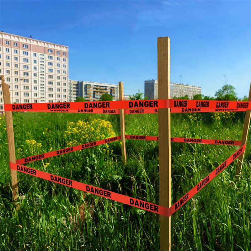 100M Barricade Ribbon Danger Tape Safety Bright Re... – Grandado