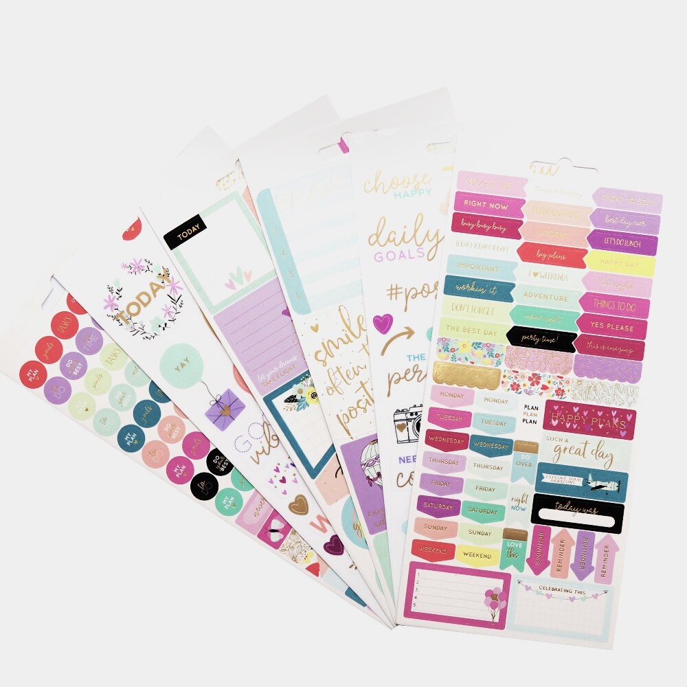 CRZCrafter Planner Journal Stickers Paper Plastic ... – Grandado
