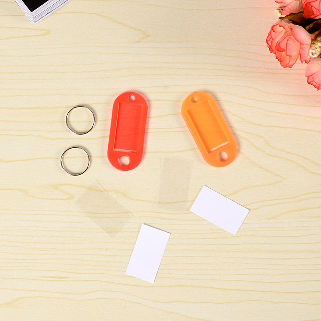 50 Stuks Plastic Key Tags Diverse Sleutelhangers I... – Vicedeal