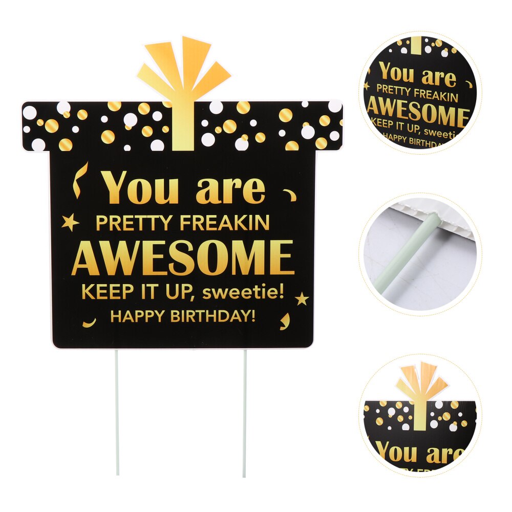 1pc Birthday Party Props Garden Hollow Board Inser... – Grandado