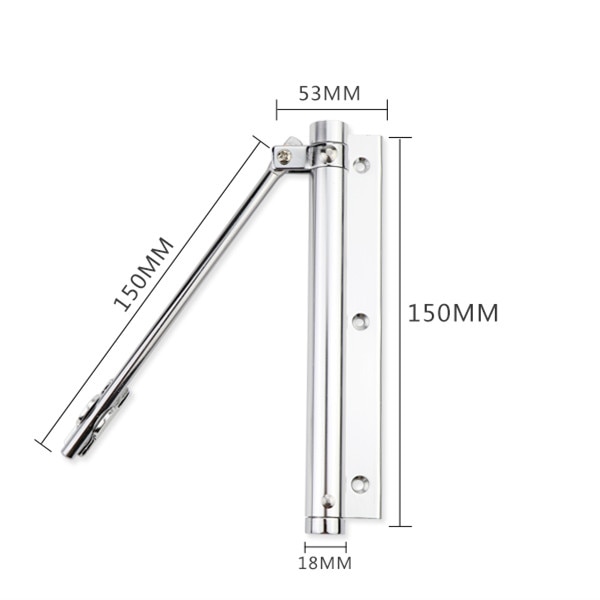 Door Closer Single Spring Strength Adjustable Surf... – Grandado
