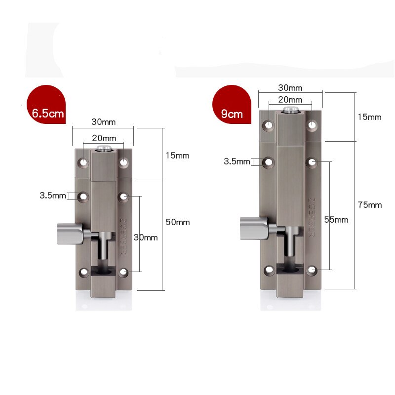 stainless steel picks sliding window door lock bol... – Grandado