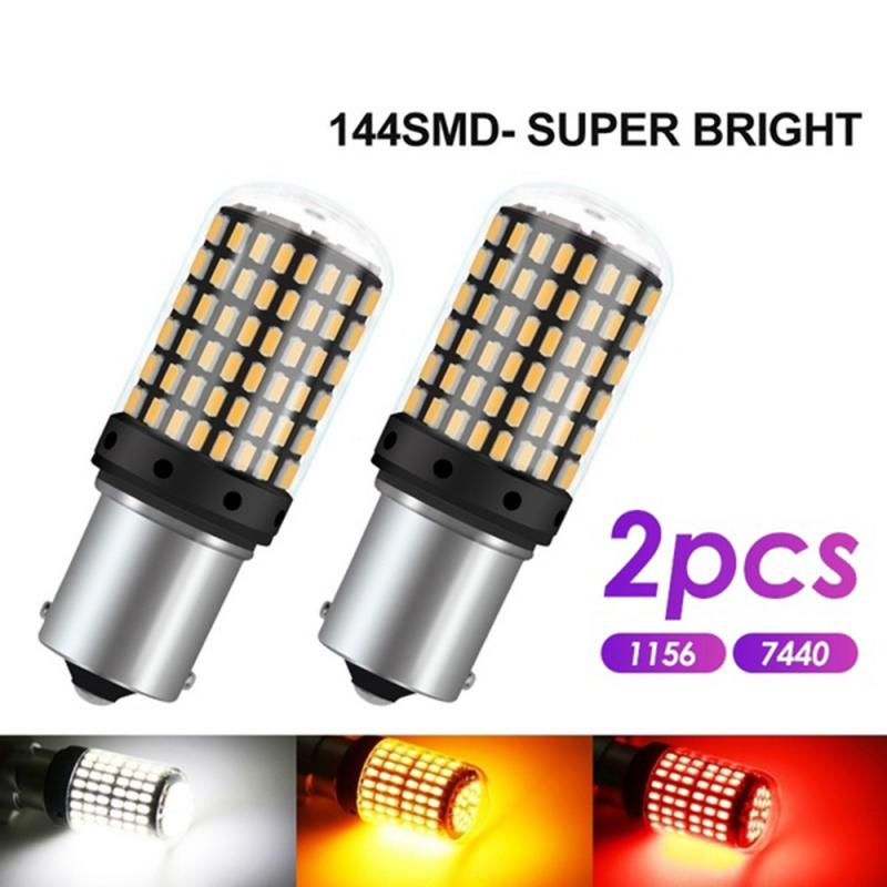 2Pc 3 Kleuren Canbus P21w T20 Led W21W W21/5W 7440... – Grandado
