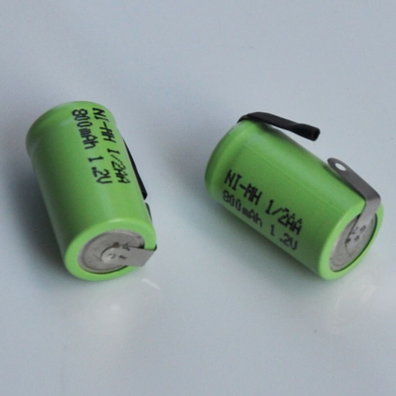 2-10PCS 1.2V 1/2AA rechargeable battery 800mah 1/2... – Grandado