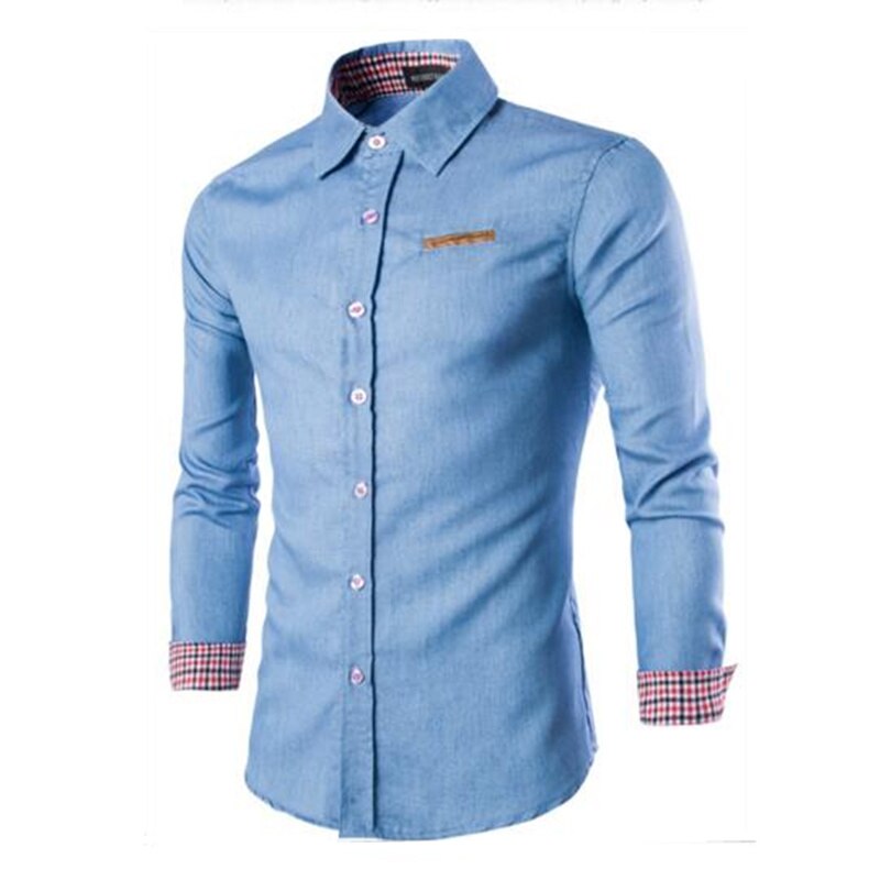 Lente En Herfst Mode Mannen Toevallige Lange Mouwe... – Grandado