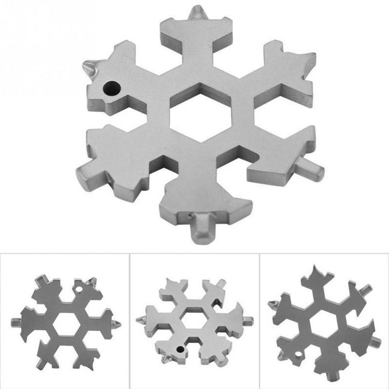 18 in 1 Multi-function Tool Card Portable Snowflak... – Grandado