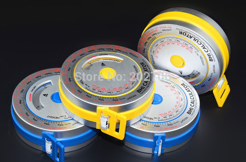 Aluminum BMI measure tape BMI calculator body meas... – Vicedeal