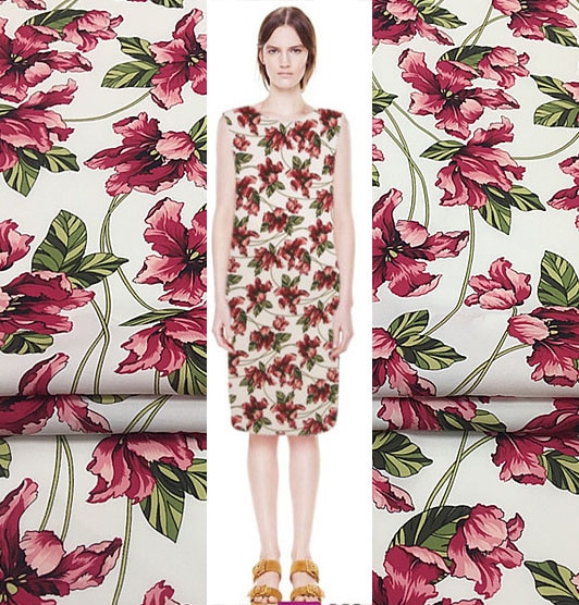 Fresh and beautiful 100 % silk double Joe fabric m... – Vicedeal