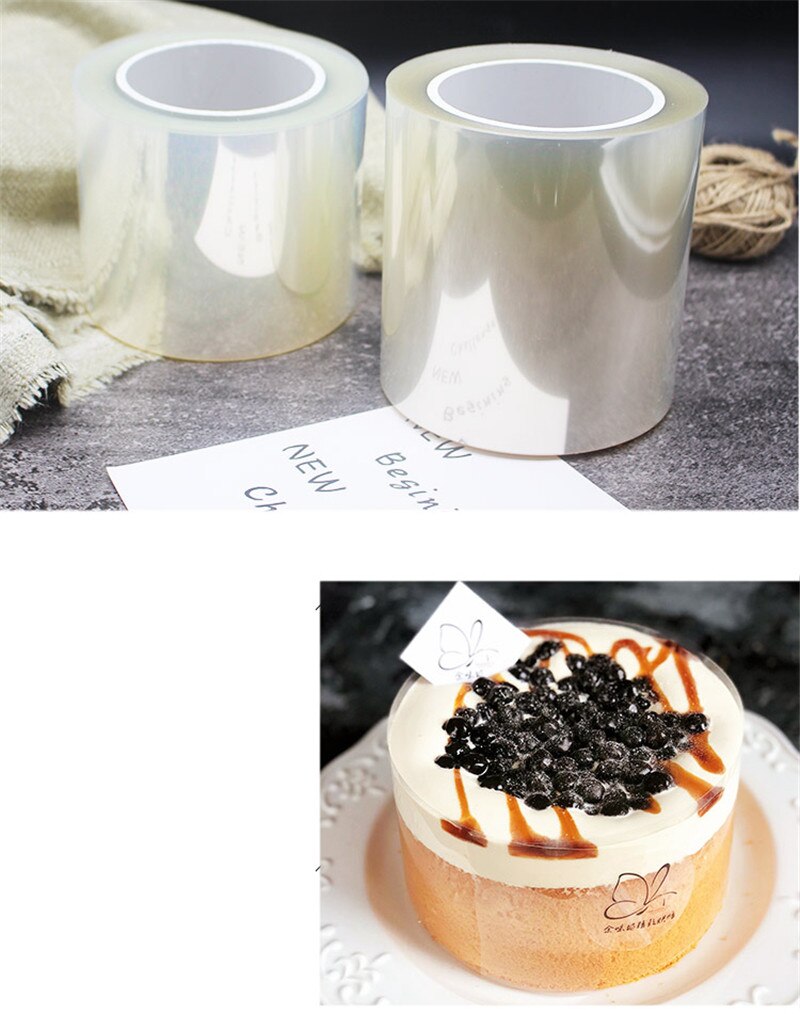 Cake Collars Transparent Cake Rolls Acetate Cake C... – Grandado