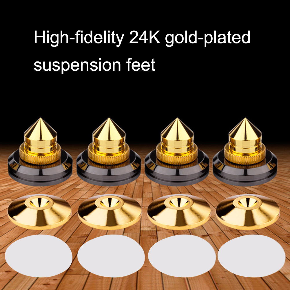 4pcs/set Speaker Spike Stand Feet Cone Base Pads S... – Vicedeal