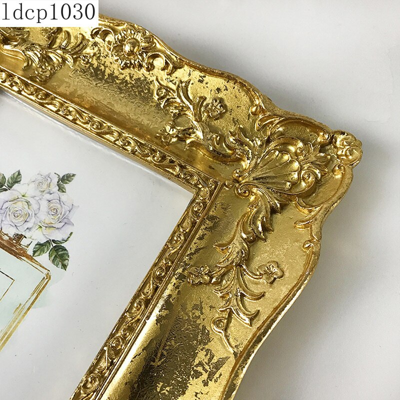 European Gold Retro Carved Photo Frame 6 Inch Wedd... – Vicedeal