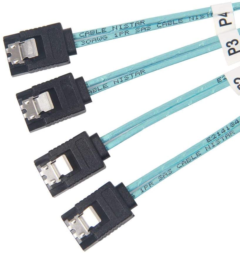 6G Internal Mini SAS 36pin SFF-8087 Male to 4X SAT... – Grandado